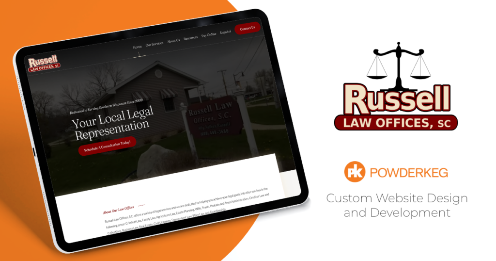Russell Law - Powderkeg Web Design